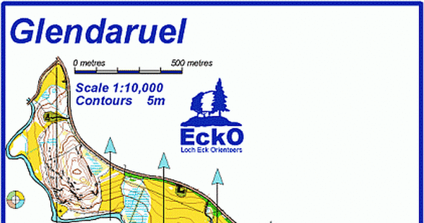 Glendaruel map - Loch Eck Orienteers