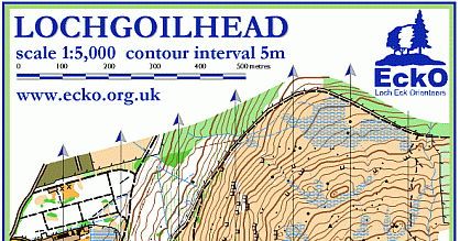 Lochgoilhead map - Loch Eck Orienteers
